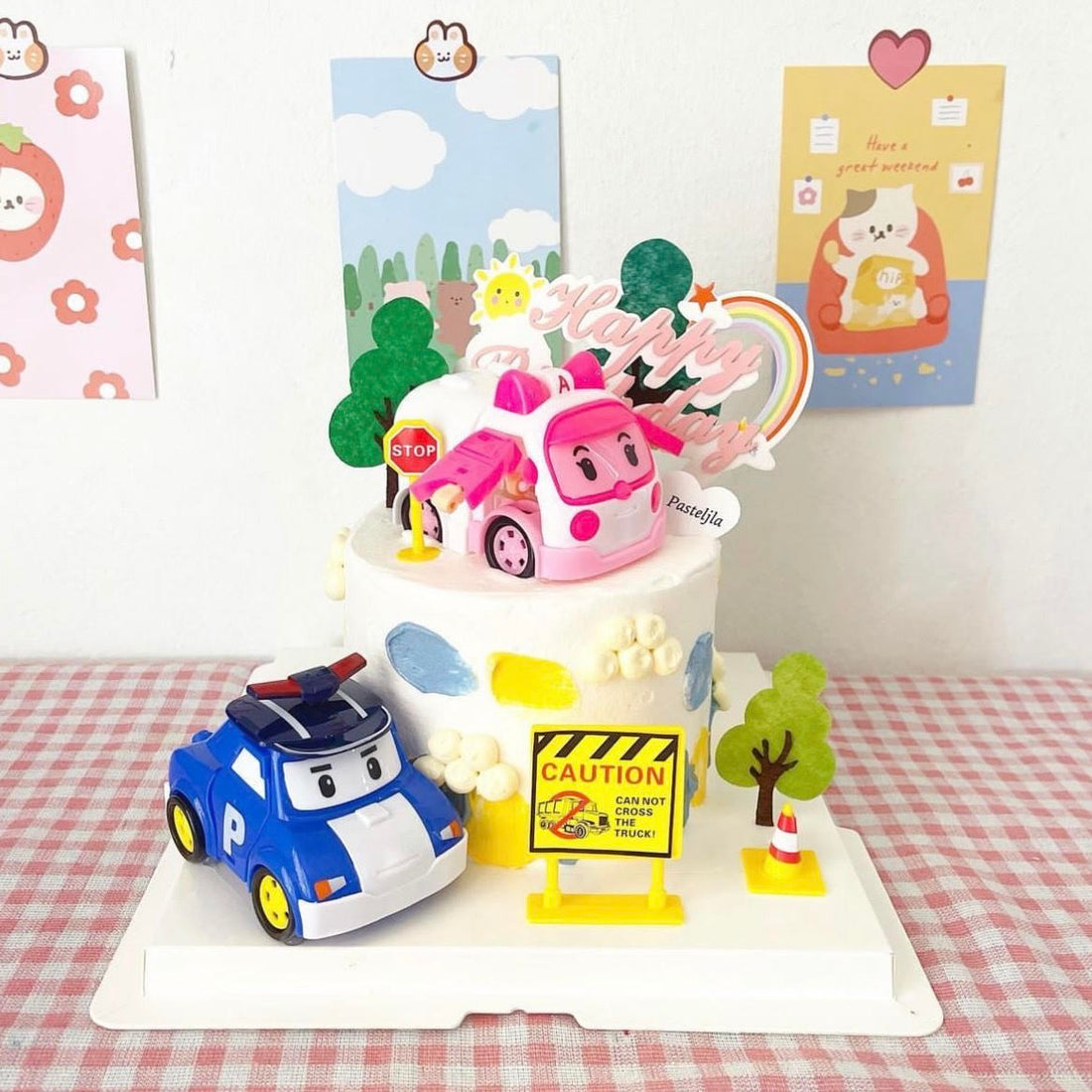 Robocar Poli Cake – Pasteljla