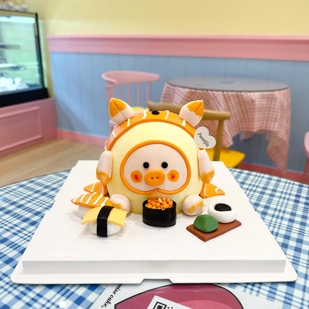 Sushi Pig Cake – Pasteljla