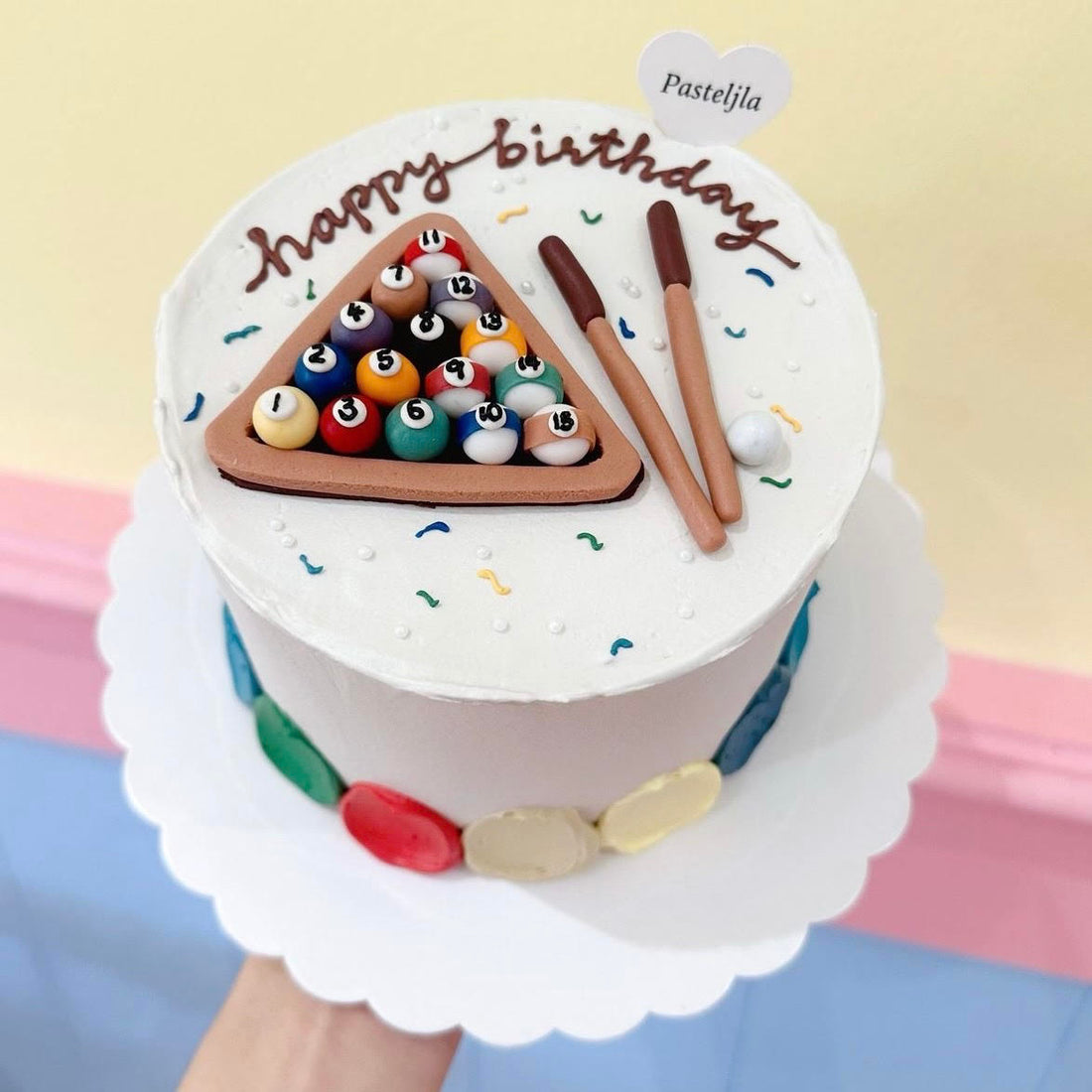Pool snooker cake – Pasteljla