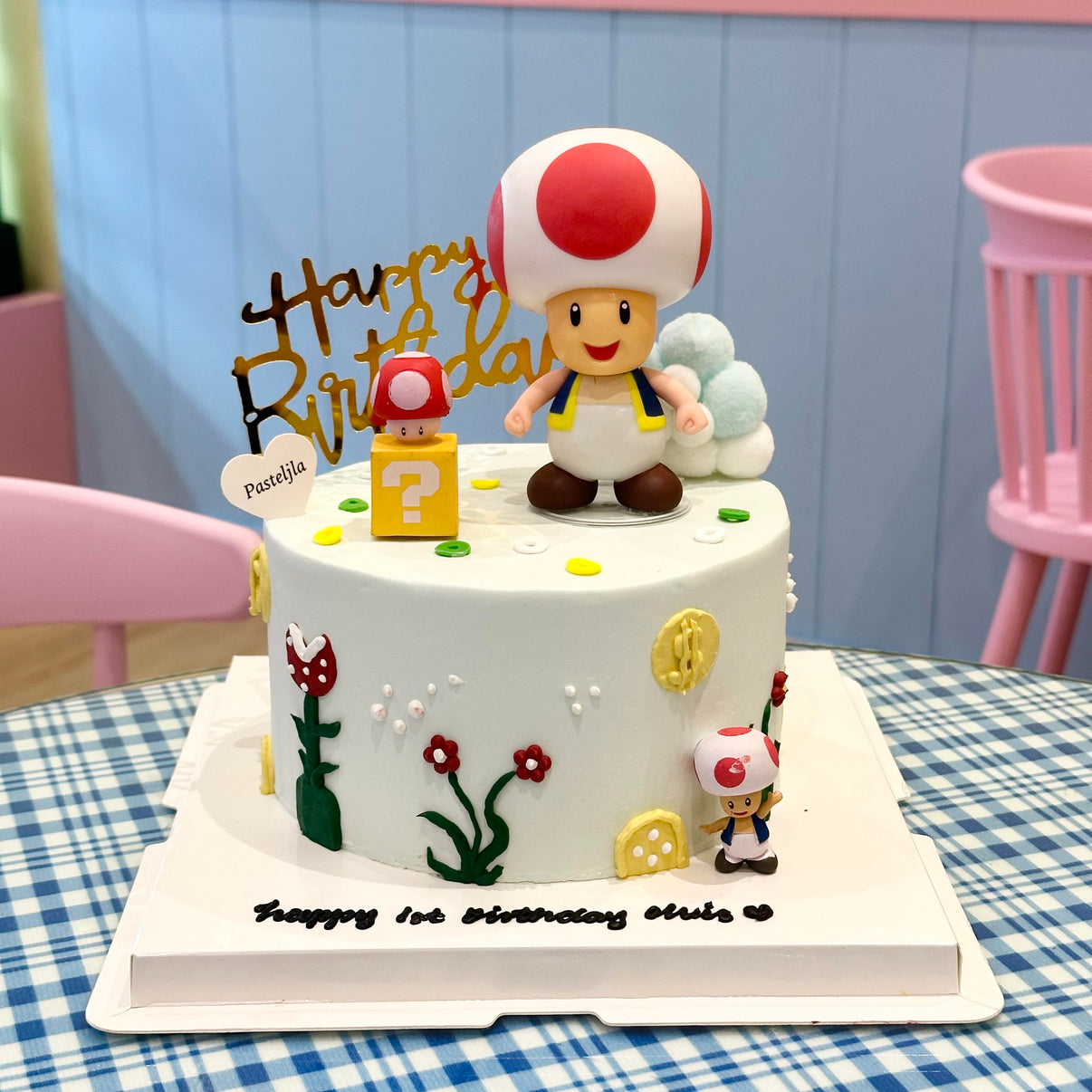 Super Mario Toad cake – Pasteljla